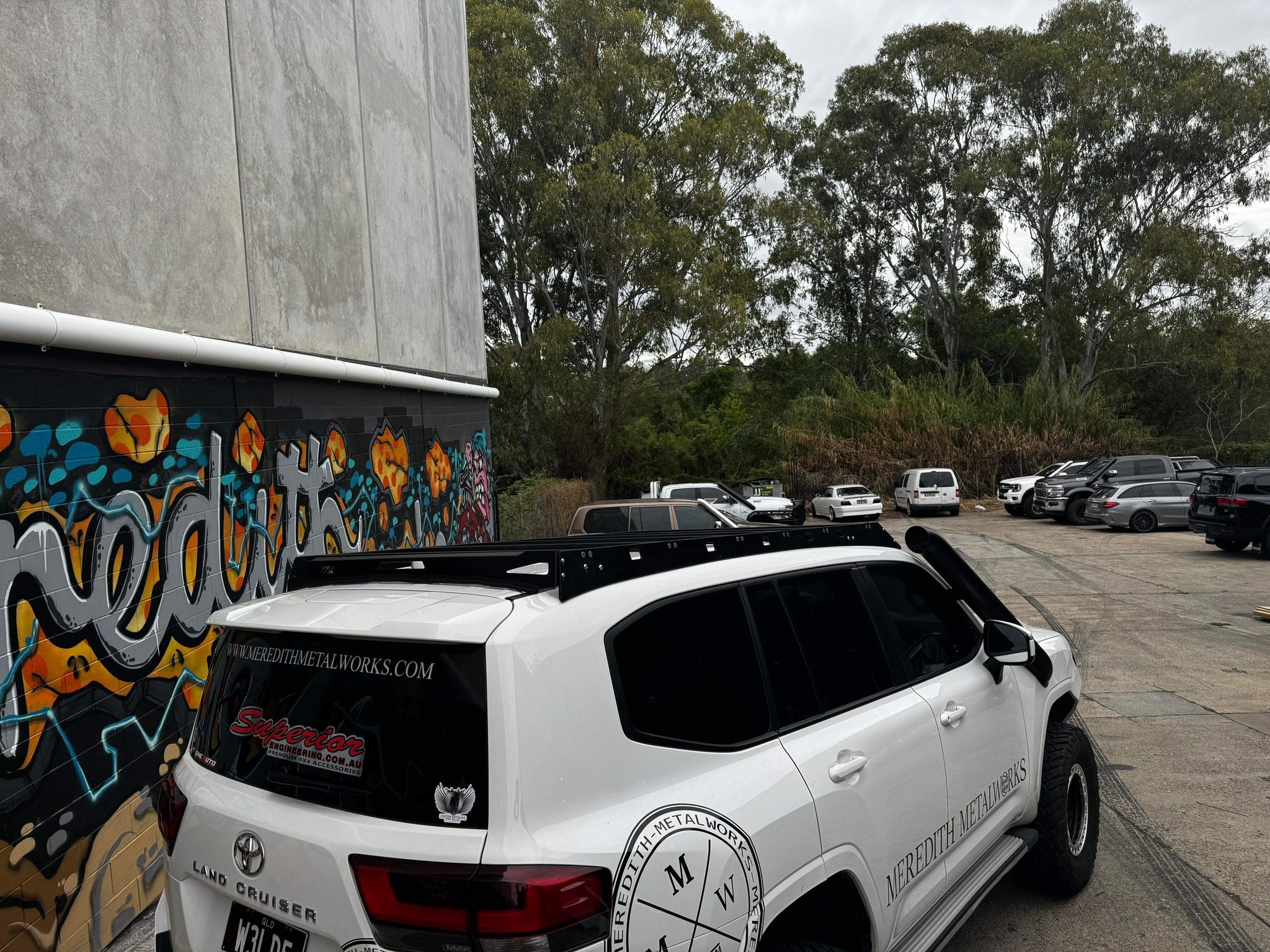 300 Series Landcruiser Slim Line Roof Rack – Meredith Metalworks