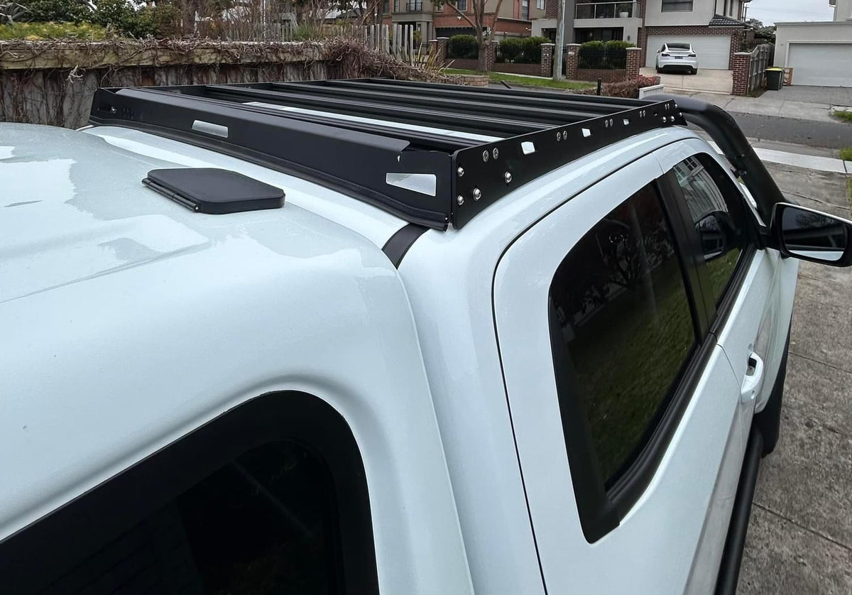 2021+ BT50 Dual Cab Slim Line Roof Rack – Meredith Metalworks