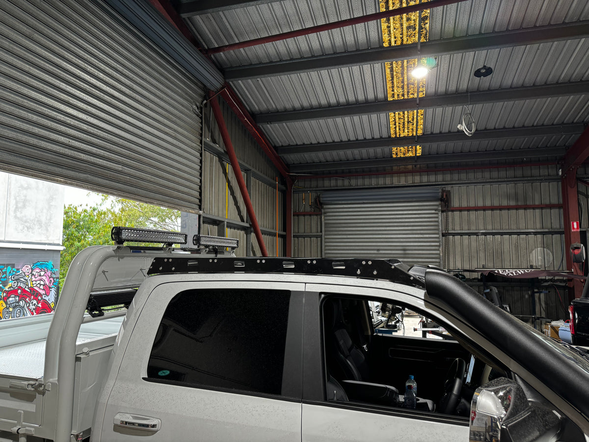 RAM 2500HD Dual Cab Slim Line Roof Rack – Meredith Metalworks