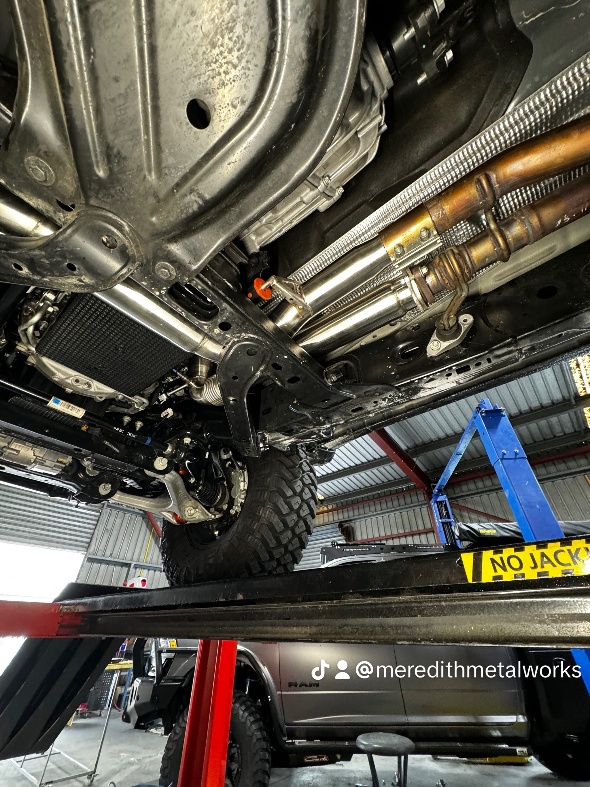 NextGen Ranger Raptor Dump Pipes – Meredith Metalworks