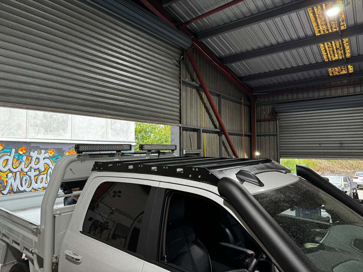RAM 2500HD Dual Cab Slim Line Roof Rack – Meredith Metalworks
