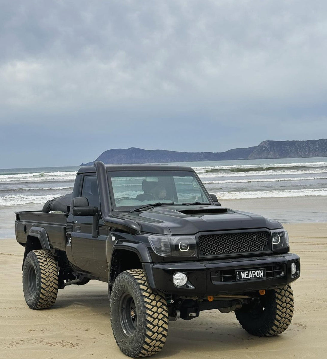 5" 76/78/79 Series LandCruiser Stainless Steel Snorkel Kit – Meredith ...