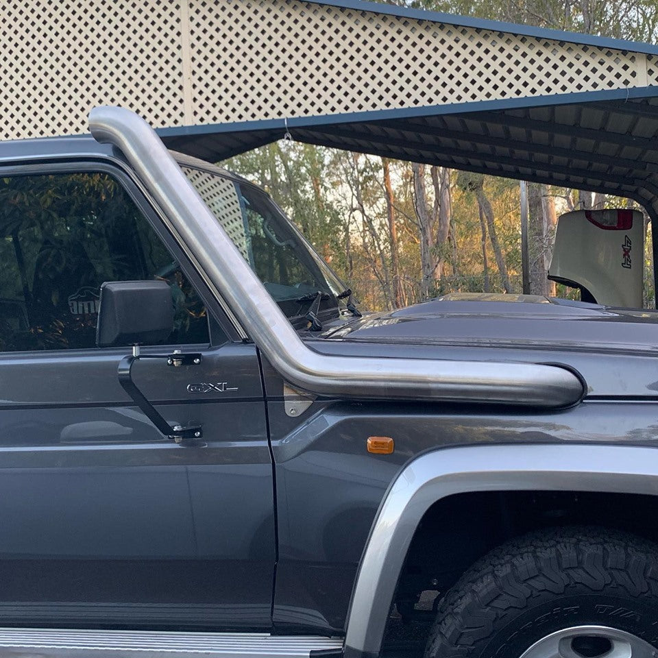 VDJ 76/78/79 Series Landcruiser 4" Stainless Steel Snorkel Kit ...
