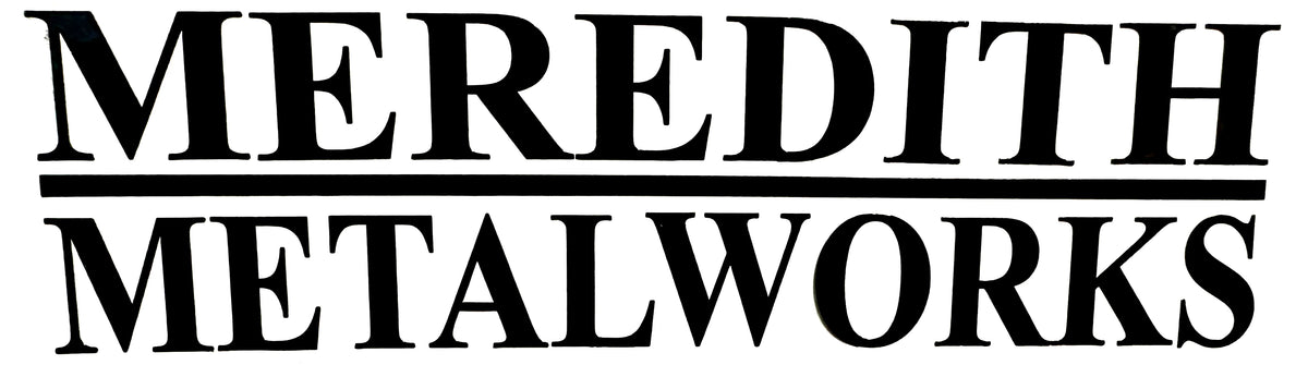 Bar Logo Sticker (150MM X 40MM) – Meredith Metalworks