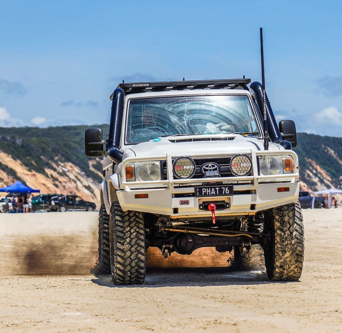 TWIN VDJ 76/78/79 Series Landcruiser 5" Stainless Steel Snorkel Kit ...