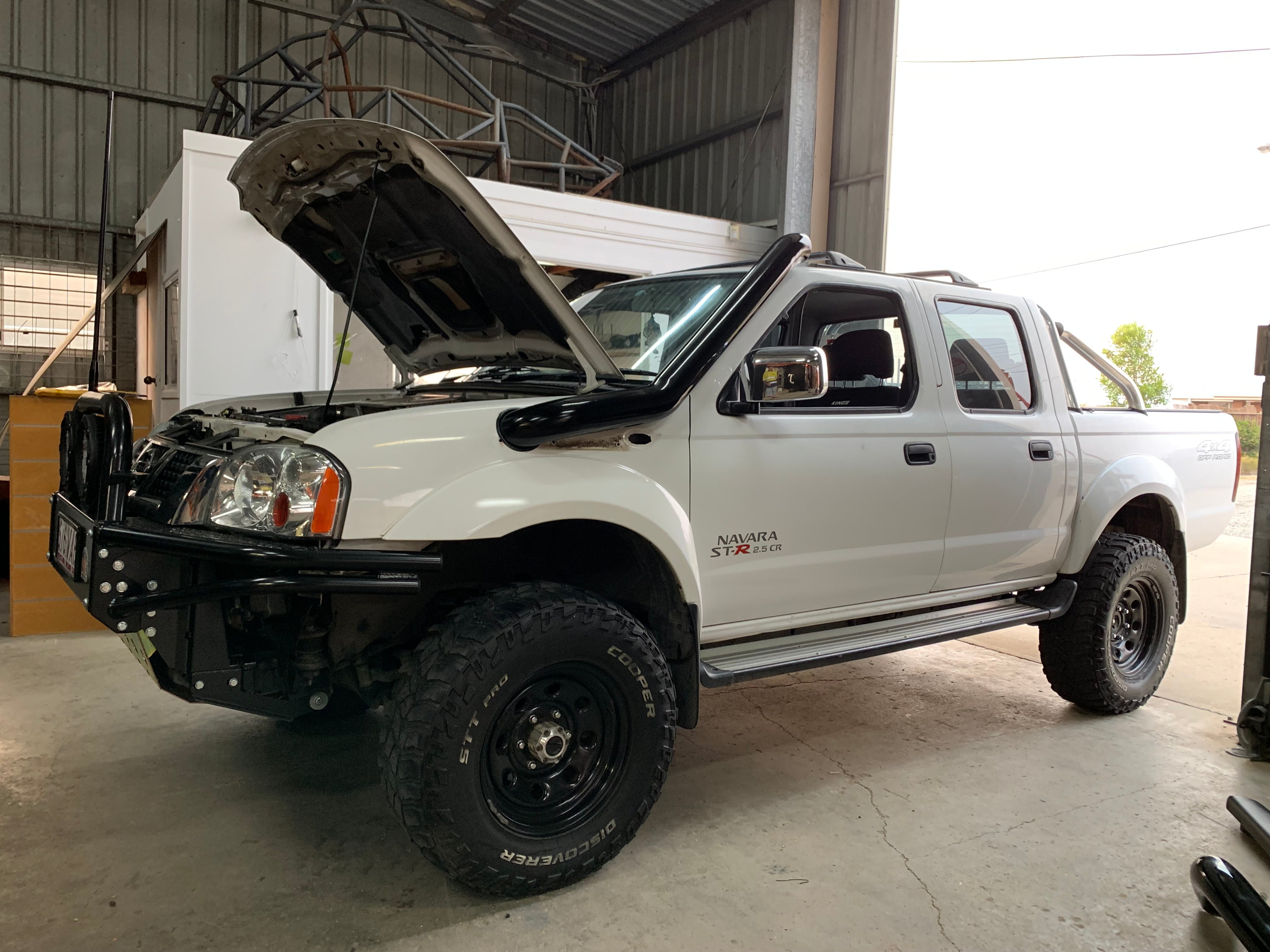 D22 Navara (1997-2015) 4" Stainless Steel Snorkel Kit – Meredith Metalworks