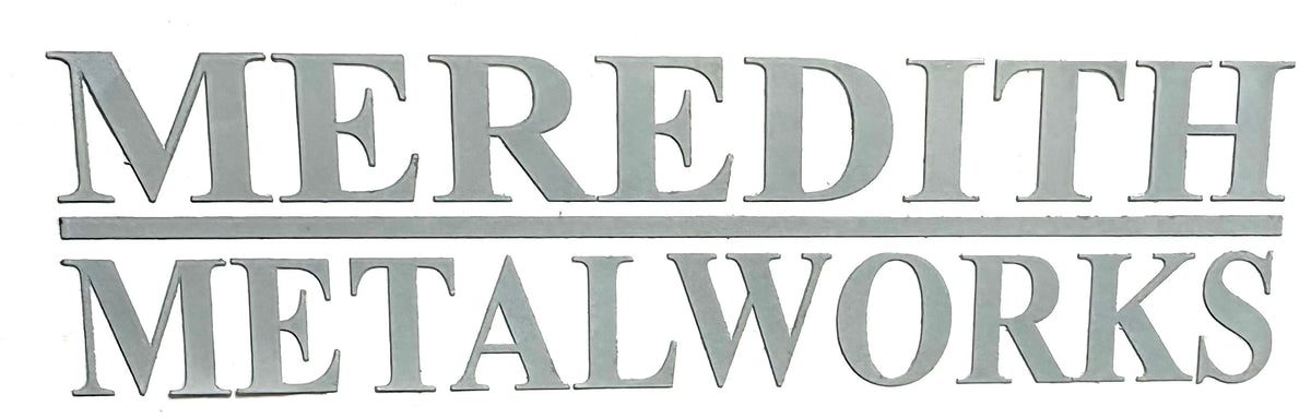 Bar Logo Sticker (150MM X 40MM) – Meredith Metalworks